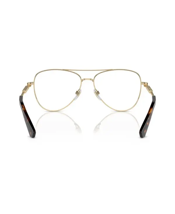 Burberry Aviator Eyeglasses - Light Gold
