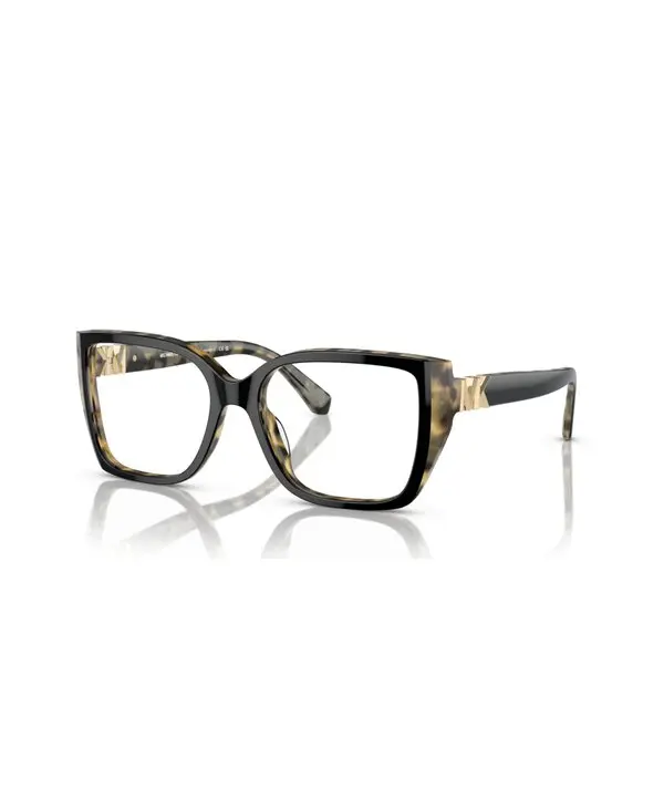 Michael Kors Castello Eyeglasses - Black,amber Tortoise