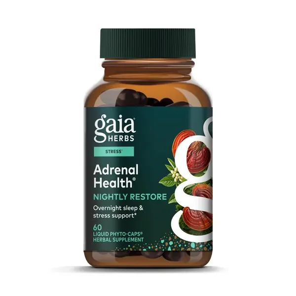 GAIA HERBS Adrenal Health Nightly Restore - No Color