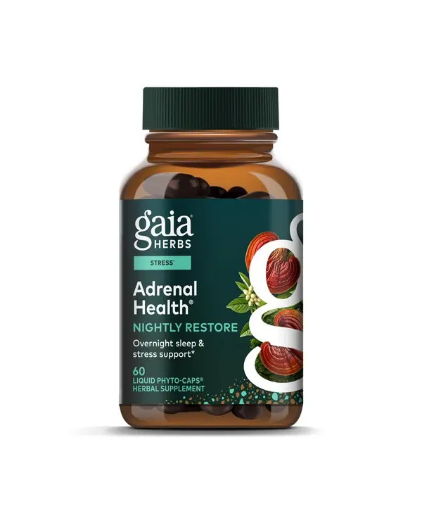 GAIA HERBS Adrenal Health Nightly Restore - No Color