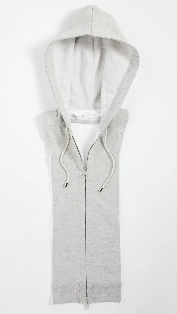 Veronica Beard Hoodie Dickey - Heather Grey