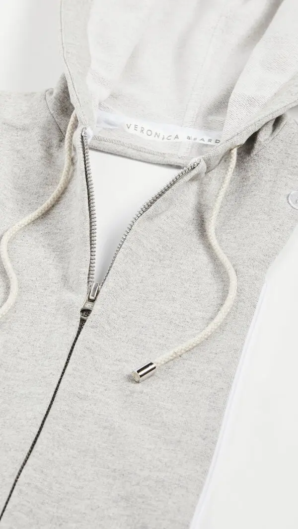 Veronica Beard Hoodie Dickey - Heather Grey