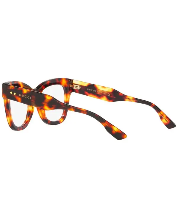 Gucci Cat Eye Eyeglasses - Brown