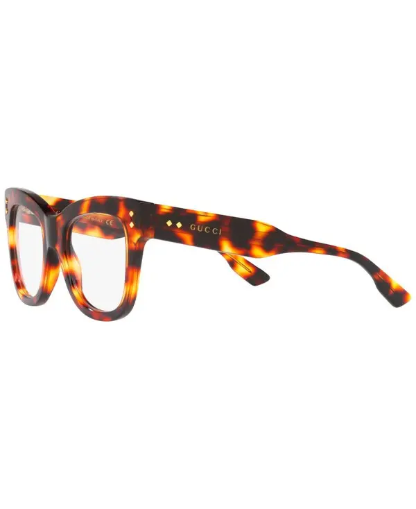 Gucci Cat Eye Eyeglasses - Brown