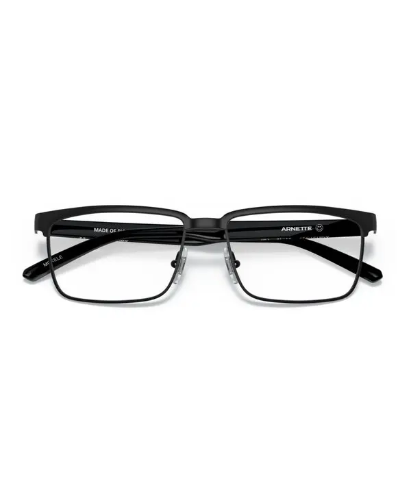 ARNETTE Rectangle Full Rim Eyeglasses - Matte Black