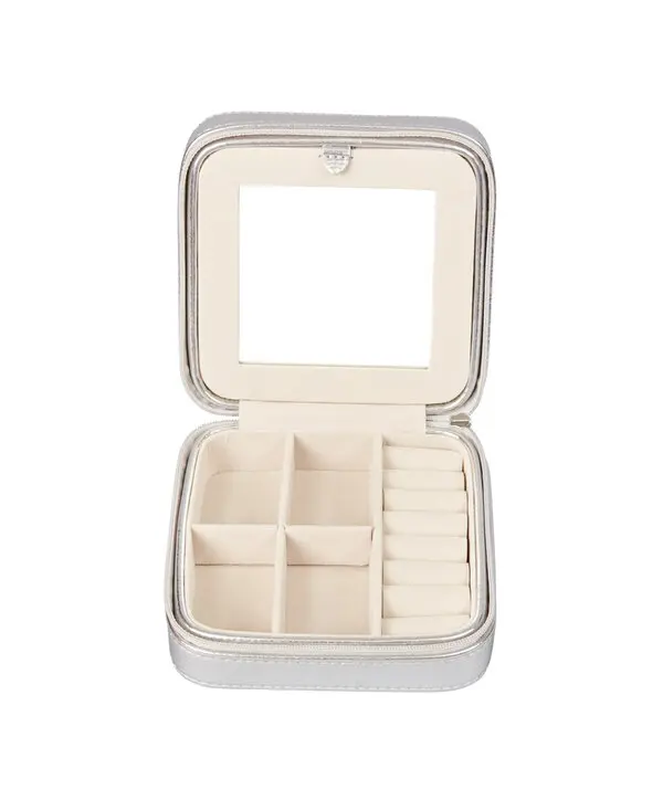 MELE & CO Luna Travel Jewelry Case - Silver