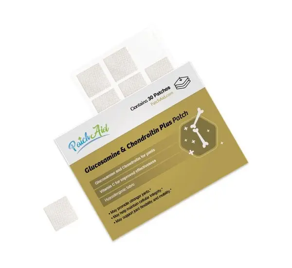 PATCHAID Glucosamine And Chondroitin Topical Plus Vitamin Patch