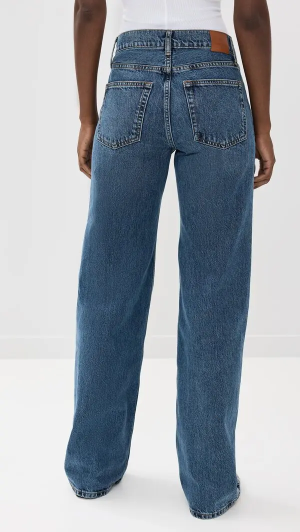 ANINE BING Hugh Jeans - Washed Blue