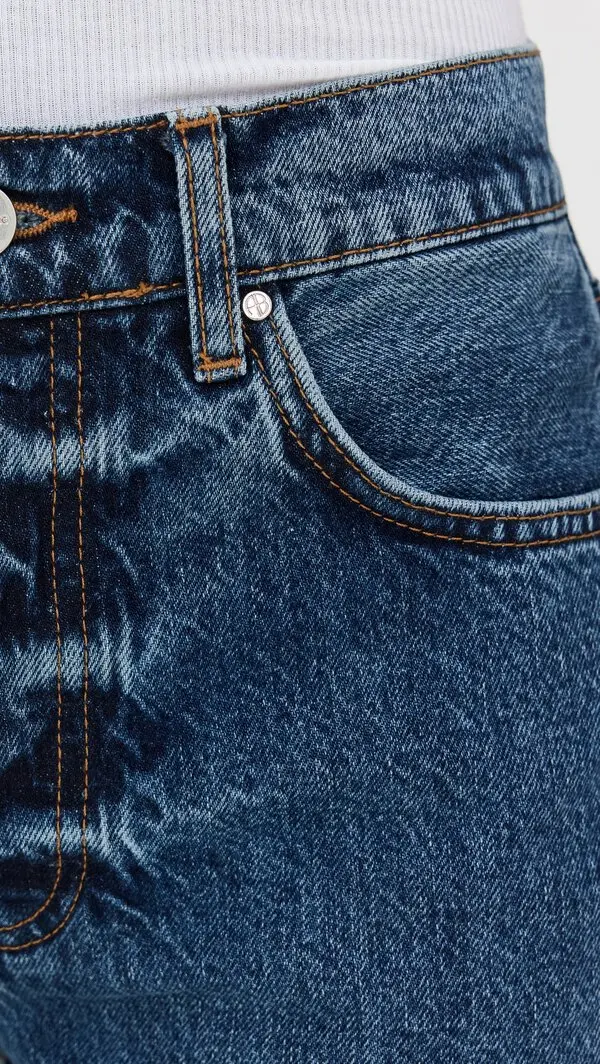 ANINE BING Hugh Jeans - Washed Blue
