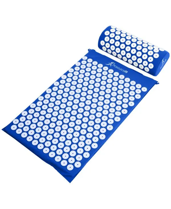 PROSOURCEFIT Acupressure Mat And Pillow Set - Blue