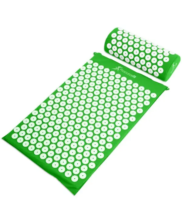 PROSOURCEFIT Acupressure Mat And Pillow Set - Green