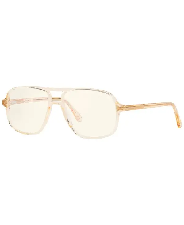 TOM FORD Square Eyeglasses - Brown Shiny