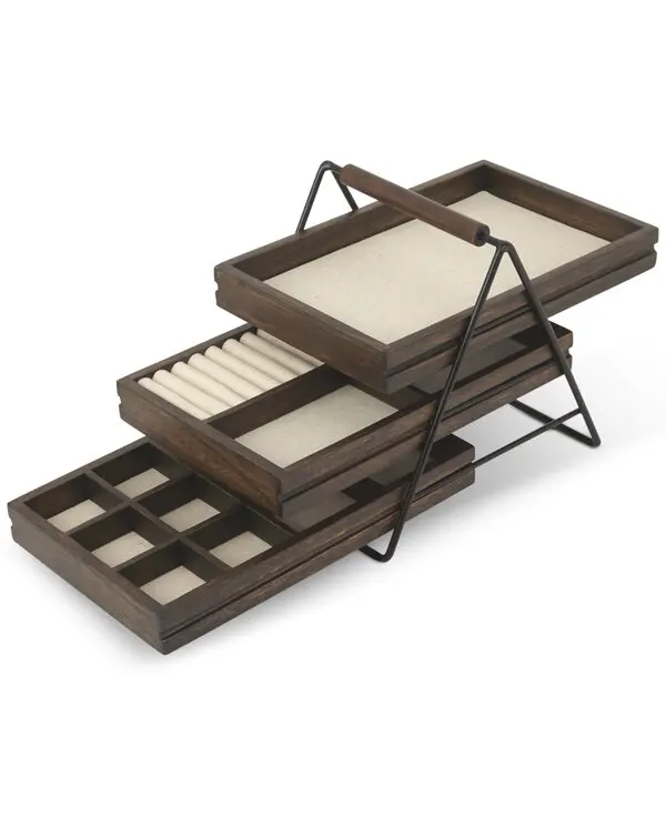 UMBRA Terrace Jewelry Tray - Black,walnut