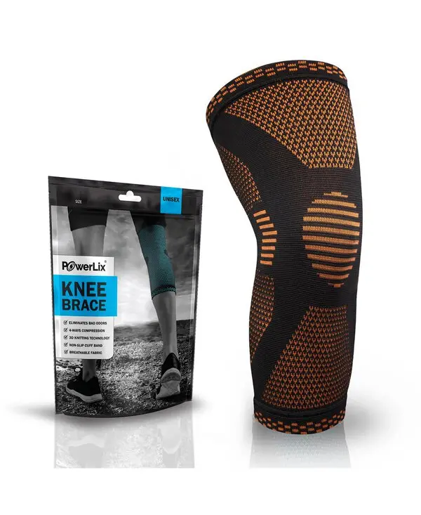 POWERLIX Compression Knee Sleeve - Light Orange