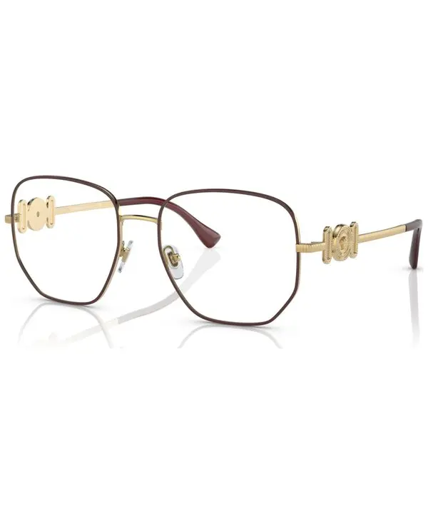 Versace Ve1283 Eyeglasses - Bordeaux,gold-tone