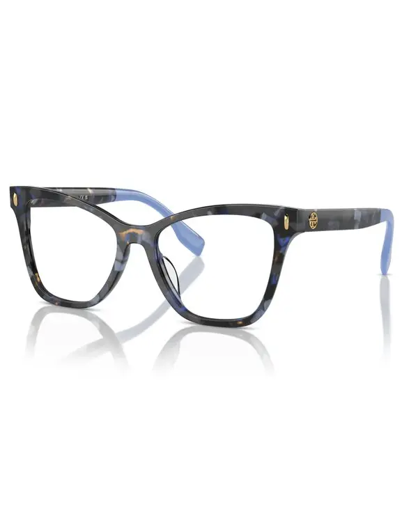 Tory Burch Full Rim Eyeglasses - Blue Tortoise