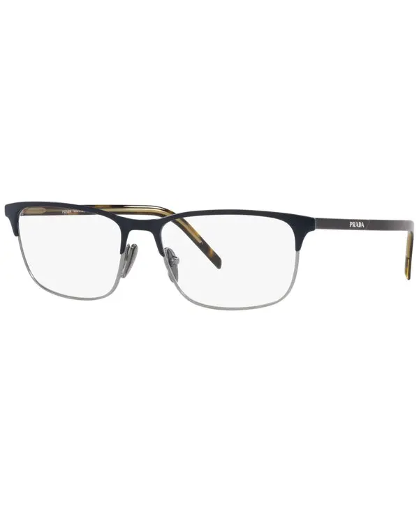Prada Pillow Eyeglasses - Matte Baltic,gunmetal