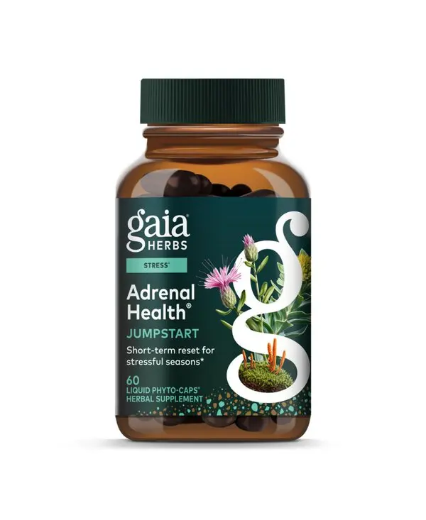 GAIA HERBS Adrenal Health Jump Start Helps Sustain Healthy Energy And Stress Levels - No Color