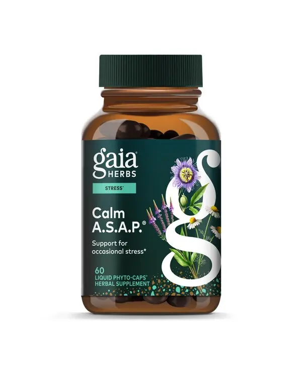 GAIA HERBS Calm A.s.a.p. Stress Support Supplement - No Color