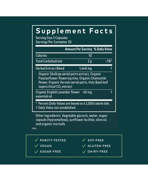 GAIA HERBS Calm A.s.a.p. Stress Support Supplement