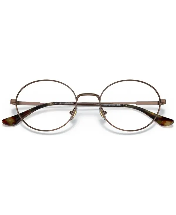 Brooks Brothers Oval Eyeglasses - Brushed Bronze