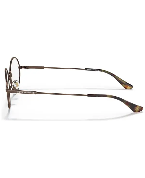 Brooks Brothers Oval Eyeglasses - Brushed Bronze