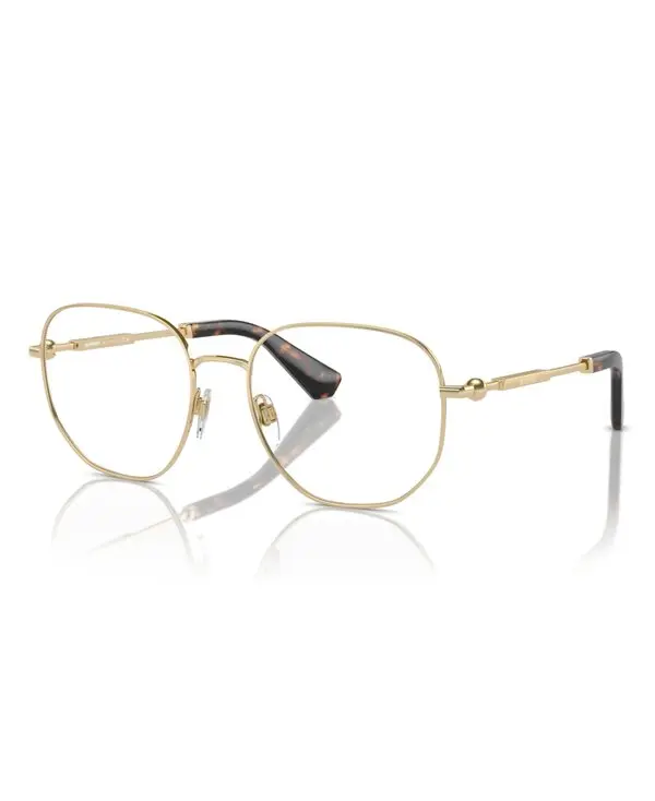 Burberry Full Rim Eyeglasses - Light Gold