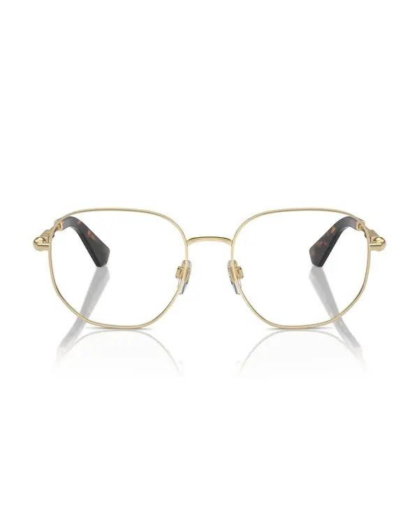 Burberry Full Rim Eyeglasses - Light Gold