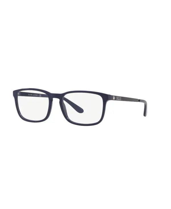 Giorgio Armani Half Rim Eyeglasses - Matte Black