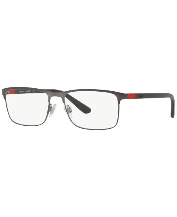 Polo Ralph Lauren Rectangle Eyeglasses - Dark Gunmetal