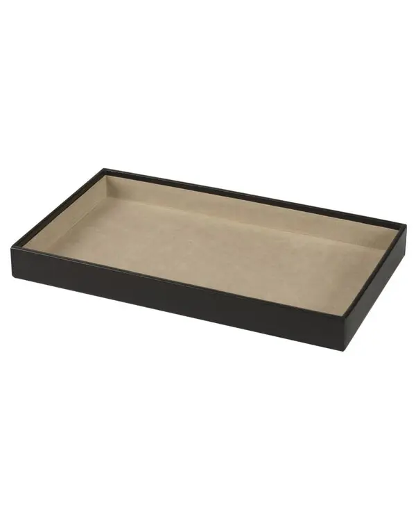 Wolf 1.5" Standard Jewelry Tray - Black