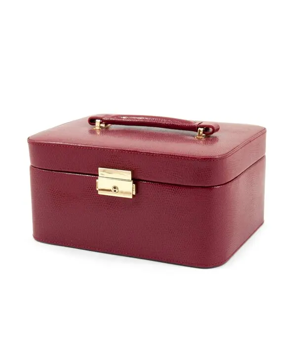 BEY-BERK Lizard Genuine Leather Jewelry Box - Multi