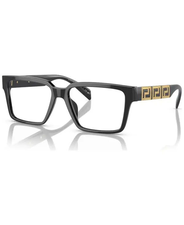 Versace Rectangle Eyeglasses - Black