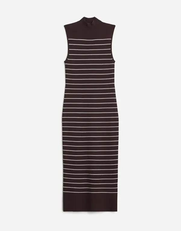 Madewell The Signature Knit Stripe Sweater Dress In Espresso - 58% Off |  Editorialist