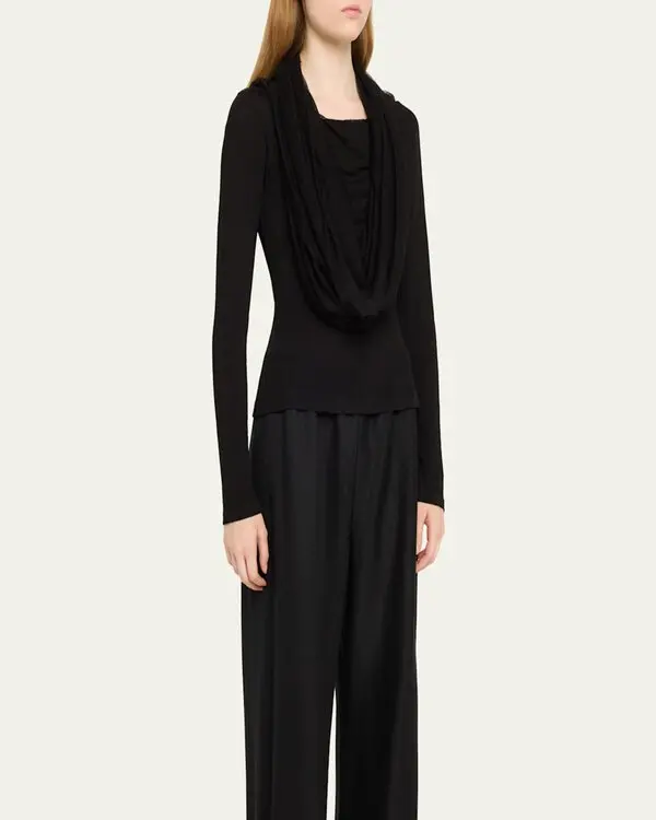Christopher Esber Sonora Veiled Tulle Top