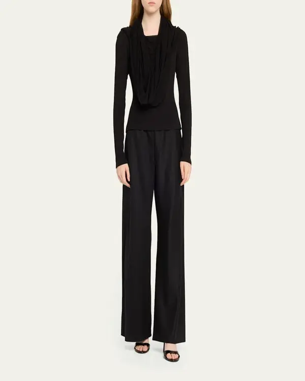 Christopher Esber Sonora Veiled Tulle Top