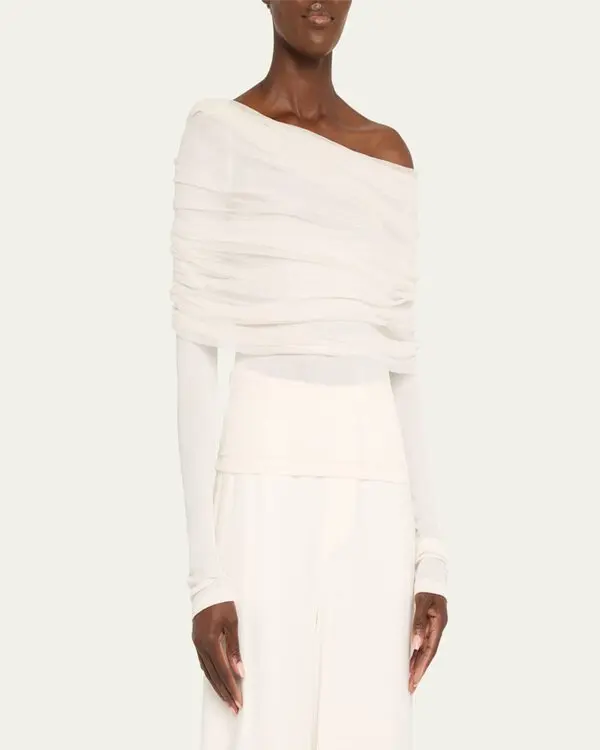 Christopher Esber Sonora Veiled Tulle Top