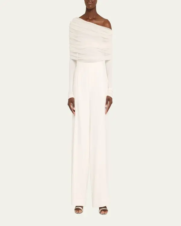 Christopher Esber Sonora Veiled Tulle Top