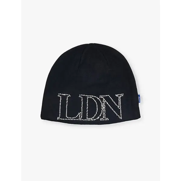 AWAKE NY Skully Crystal-embellished Knitted Beanie