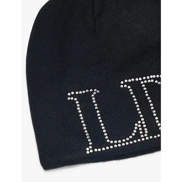 AWAKE NY Skully Crystal-embellished Knitted Beanie
