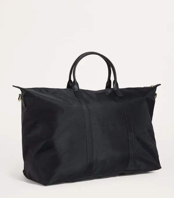 Harrods Nylon Overnight Tote Bag - Black