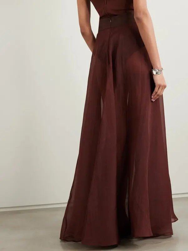 ESSE STUDIOS Aire Silk-organza Maxi Skirt