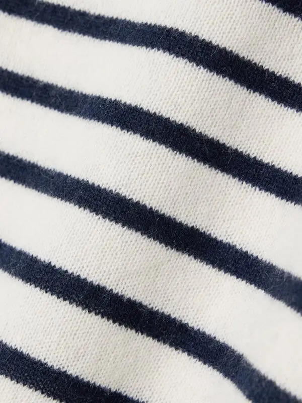 Veronica Beard Myrick Striped Cashmere Tank
