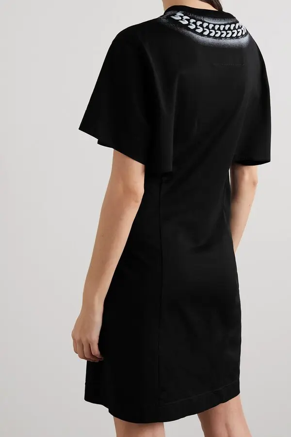 Givenchy Cutout Printed Mini Dress