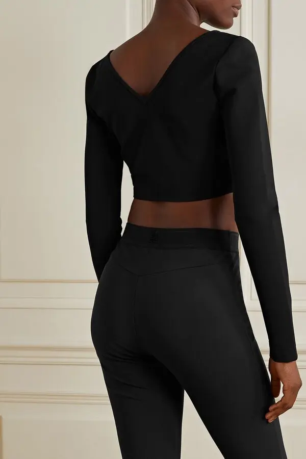 Givenchy Cropped Stretch-knit Top