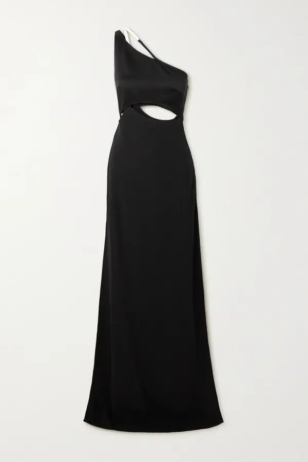 Givenchy One-shoulder Cutout Gown