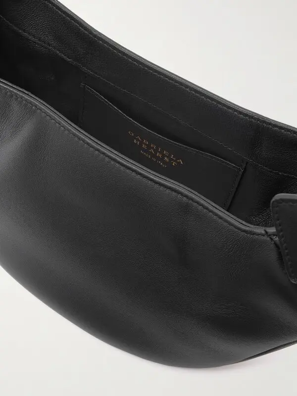 Gabriela Hearst Soft Demi Leather Clutch - Black