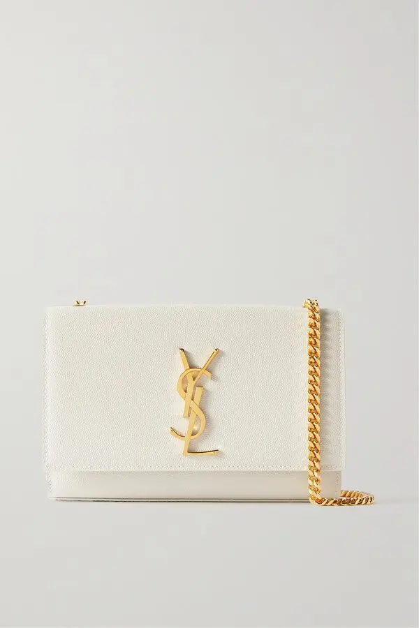 Saint Laurent Kate Embossed-leather Shoulder Bag