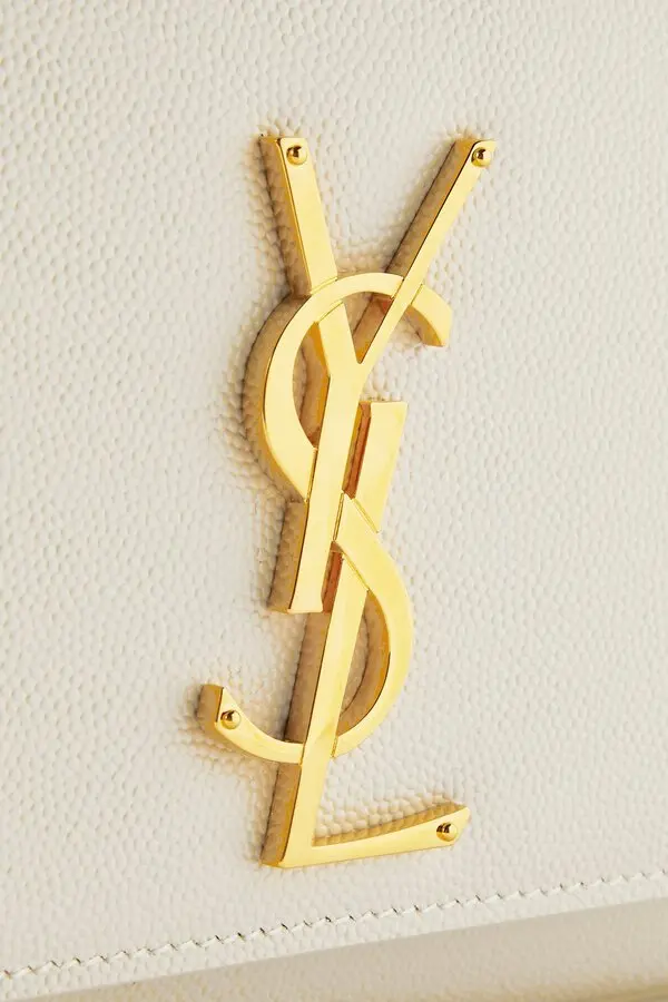 Saint Laurent Kate Embossed-leather Shoulder Bag