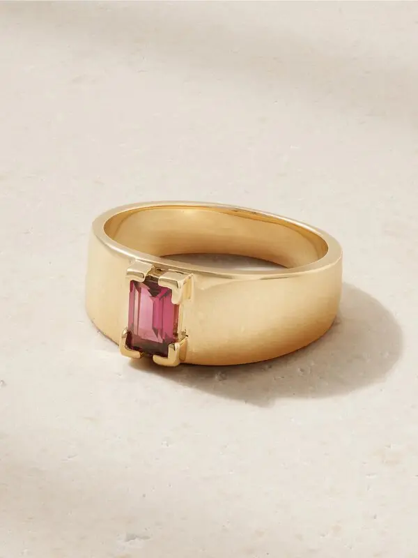 MELISSA JOY MANNING 14-karat Recycled Rhodolite Ring - Gold